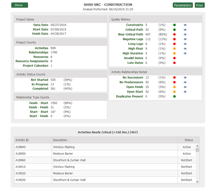 Schedule Validator - Home Page