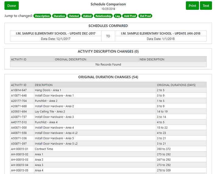 Schedule Validator - Home Page